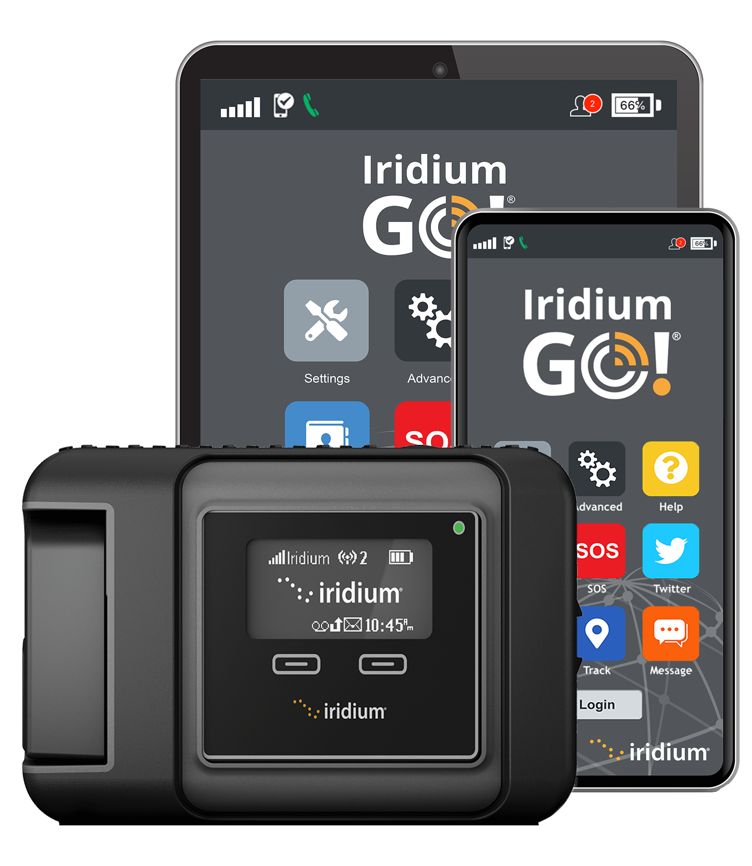 Iridium GO! Device Setup and Smart Device Apps | Iridium UAT